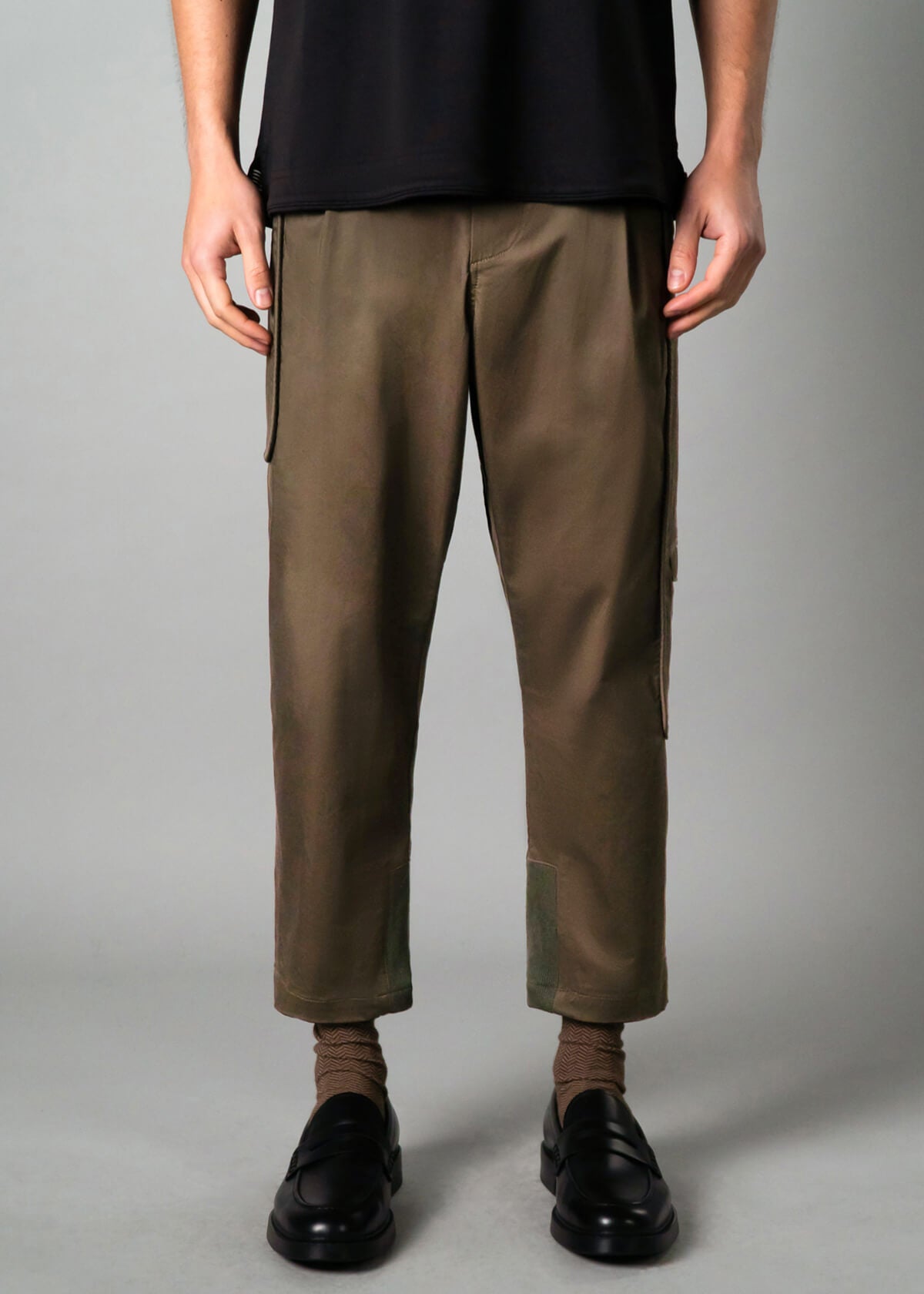 Descendant of Thieves Kargo Olive: Boxer Crop Fit 29 Pants